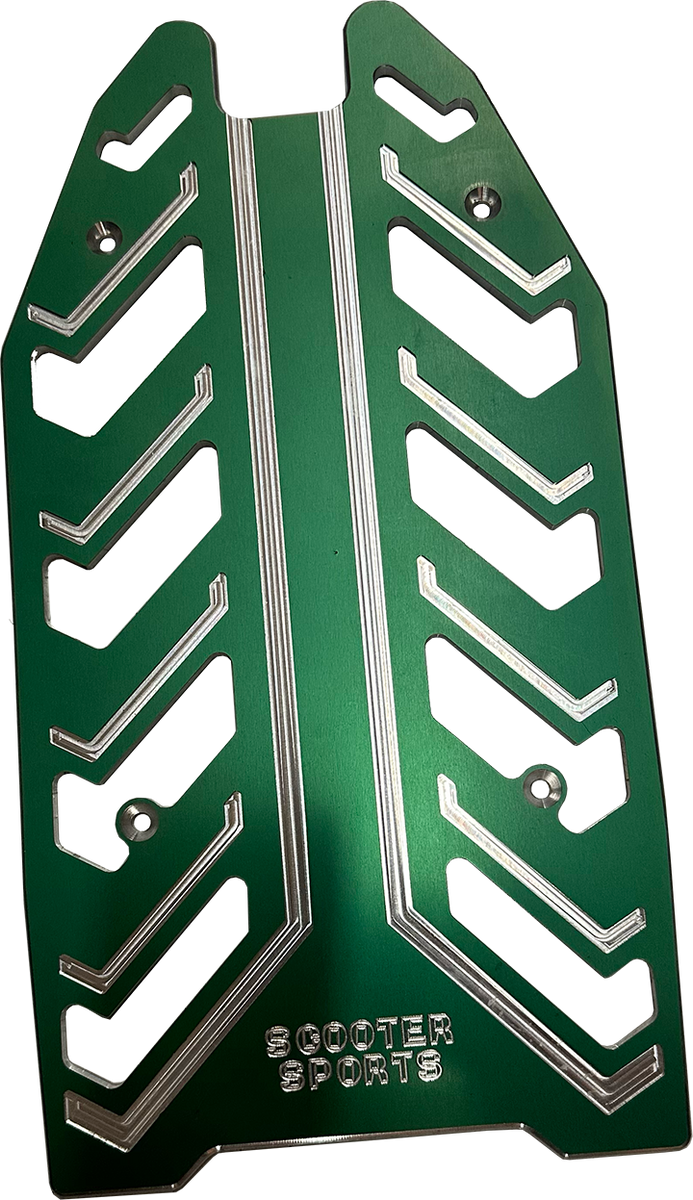 Billet Aluminum Deck - Green – Viza Scooters LLC