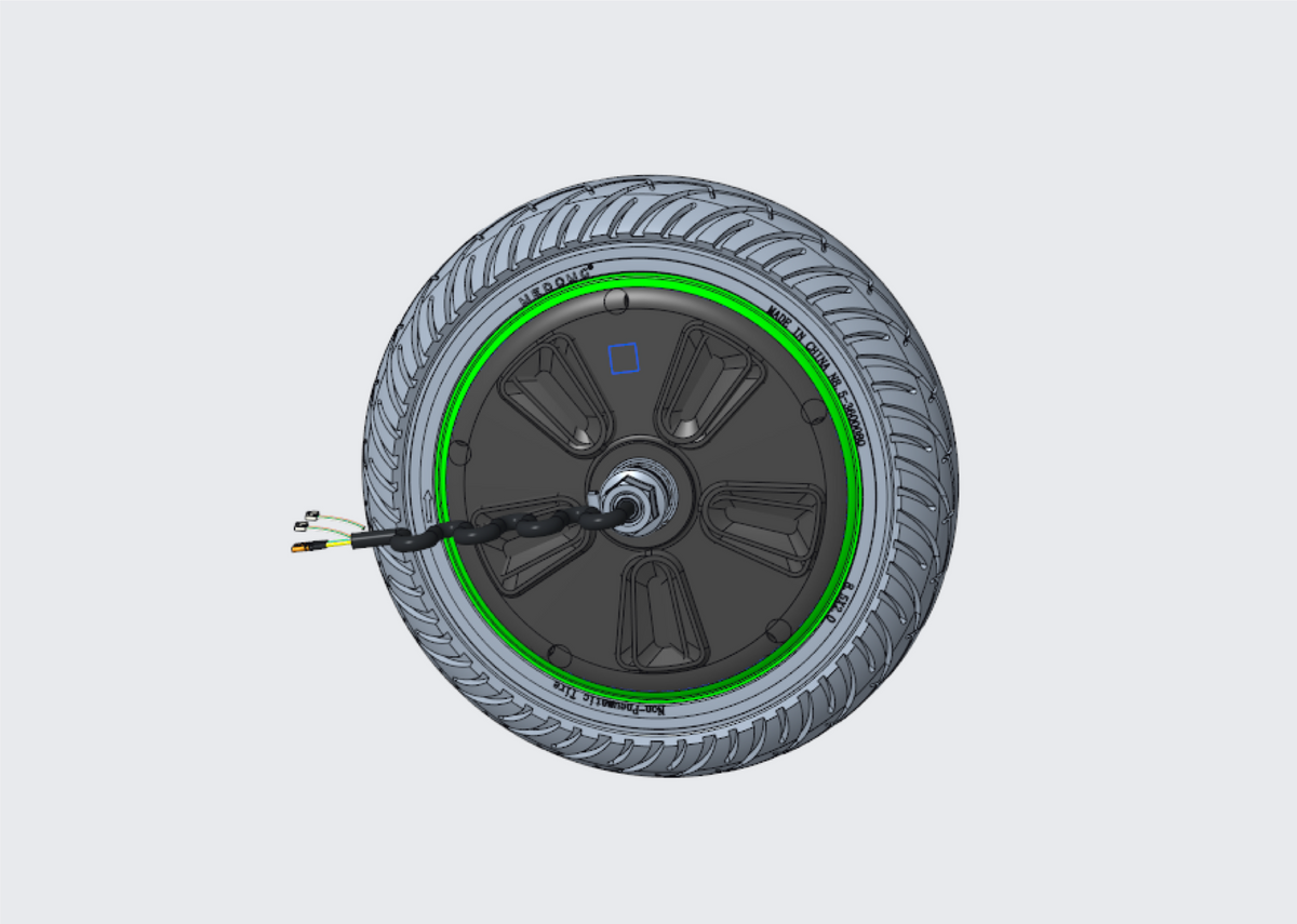 Model A450 Rear Hub Motor Assembly – Viza Scooters LLC